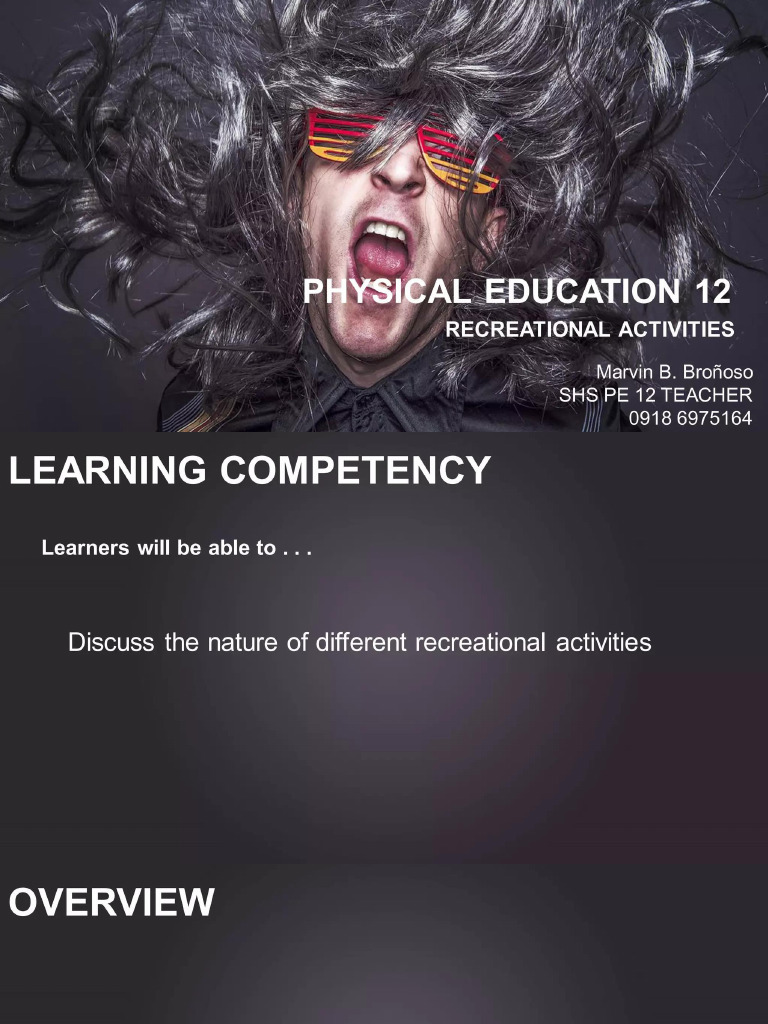 Recreational Activities Pe4 | PDF