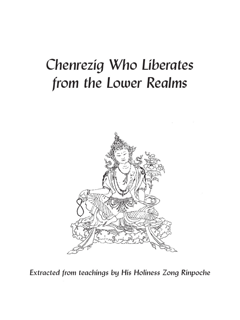 Chenrezig Practice for Liberation | PDF | Mantra | Bodhisattva