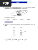 Year 9 Physics Pressure Worksheet | PDF | Pressure | Water