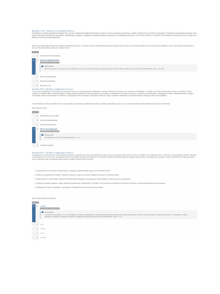 Apol 1 e 2 Devops | PDF