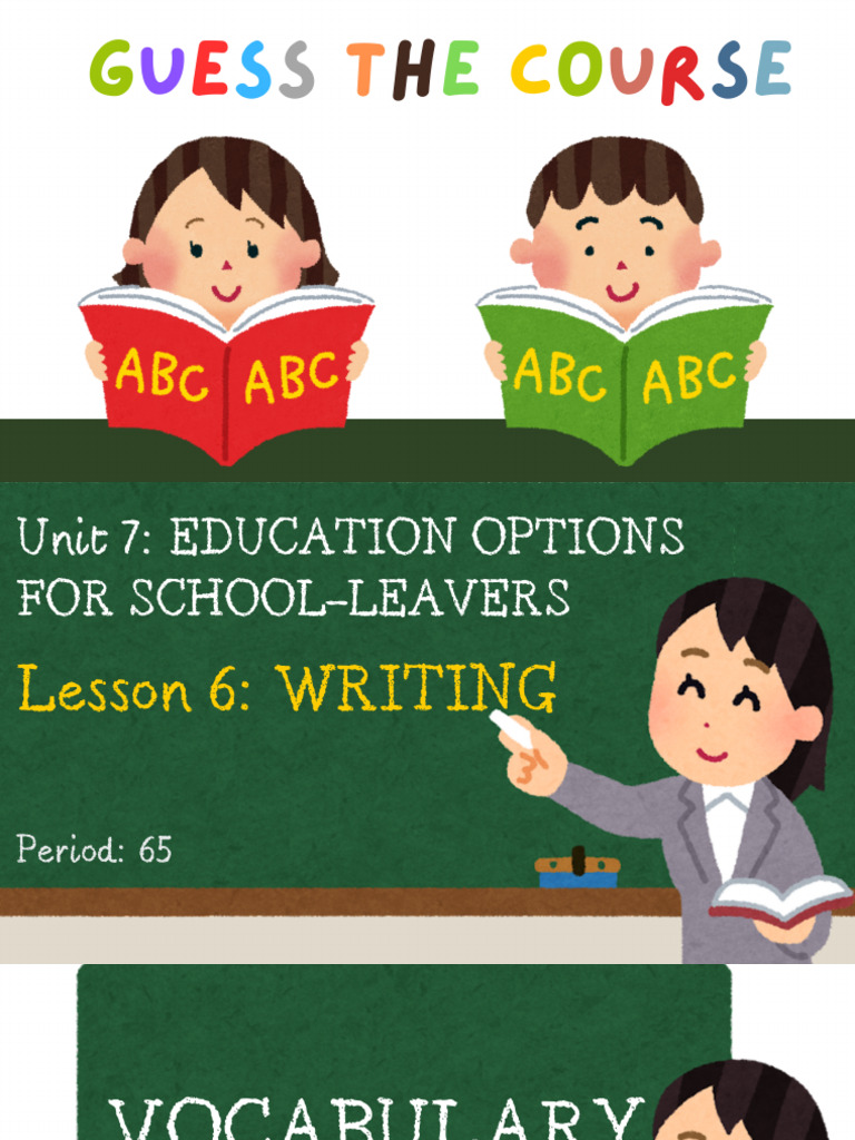 Writing Unit 7. CANVA | PDF