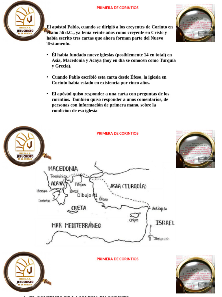 Historia y Problemas de la Iglesia en Corinto | PDF | Pablo el apóstol ...