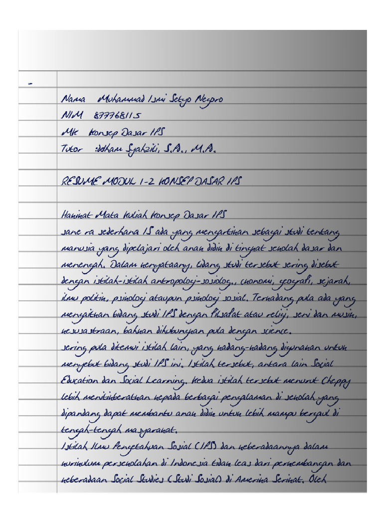 Resume Modul 1-2 | PDF