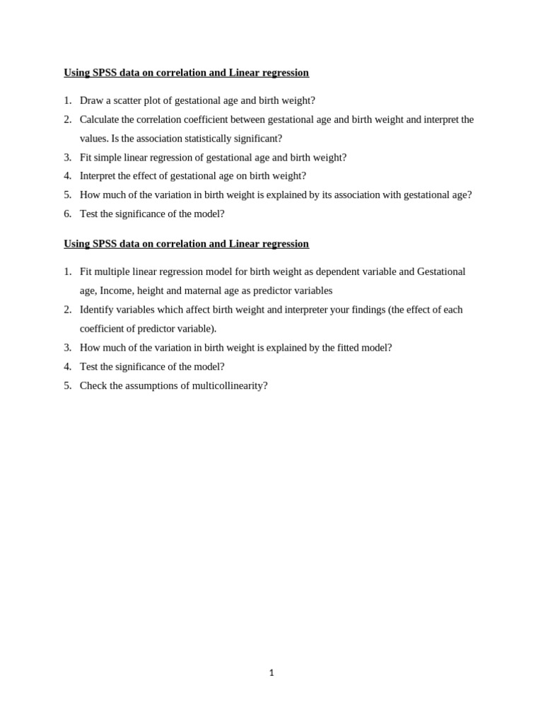 Correlation and Linear Regression | PDF