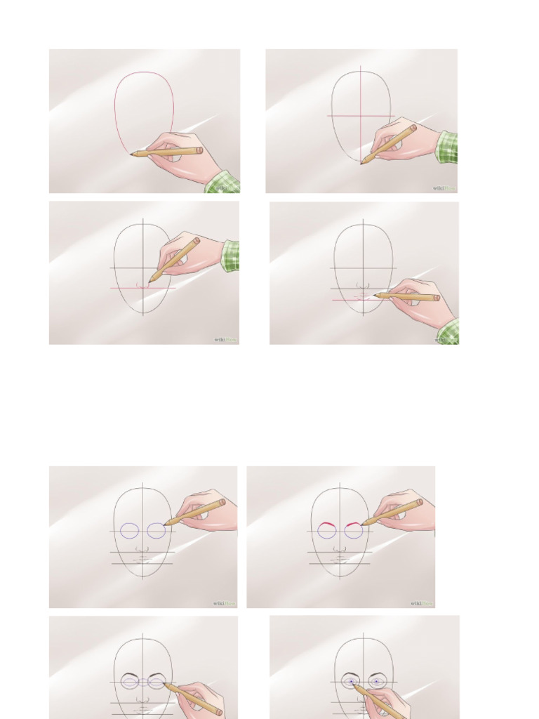 GBR Sketsa Wajah Wanita | PDF