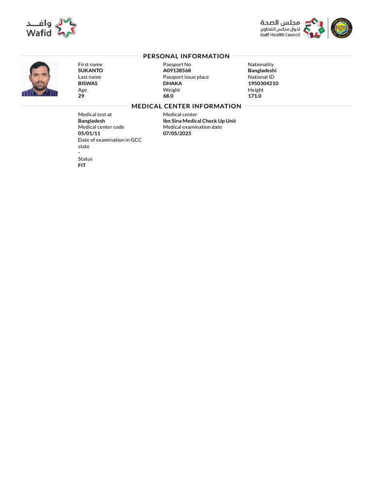Medical Status yWrb4XmloX15Jog | PDF