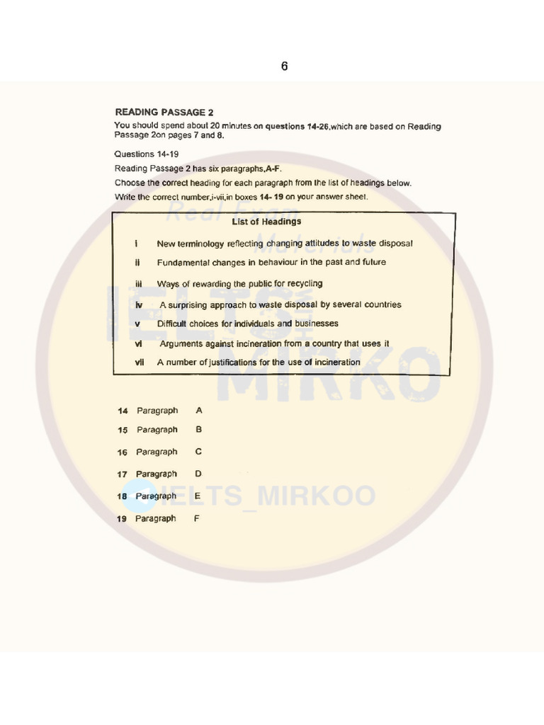 (@ielts - Mirkoo) Prediction Paper - Cdi | PDF