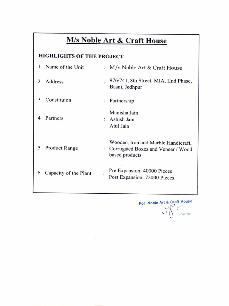 Noble Project Report Page New | PDF