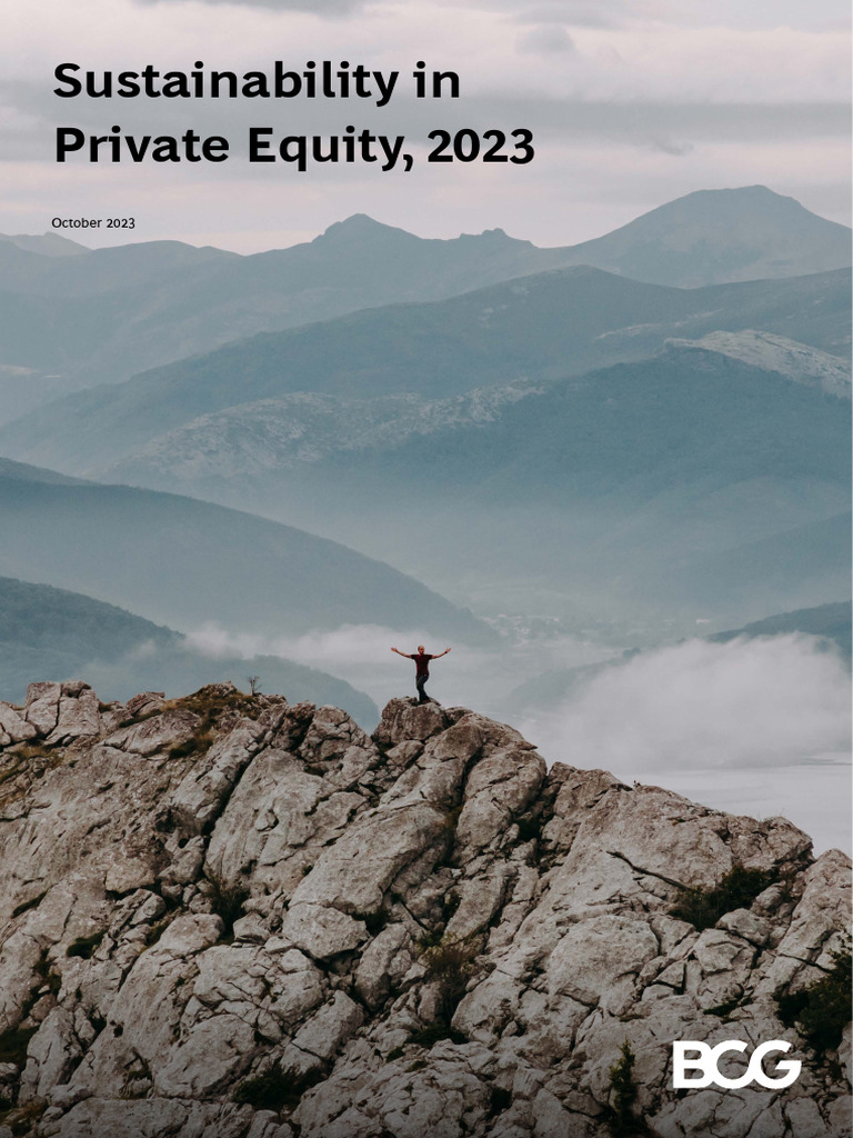 bcg-2023-sustainability-in-private-equity-report | PDF | Climate Change Mitigation | Renewable ...