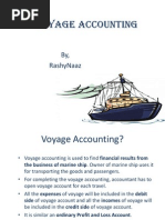 Understanding Voyage Account Basics | PDF | Expense | Debits And Credits