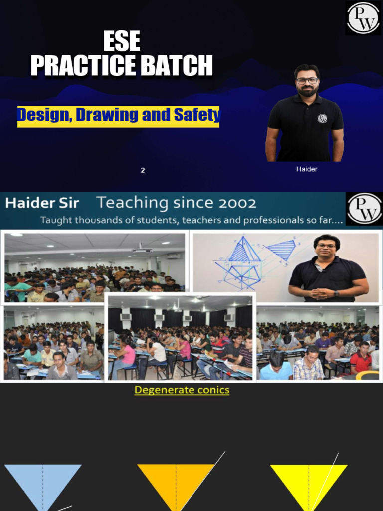 ESE Practice Batch: Design, Drawing and Safety | PDF