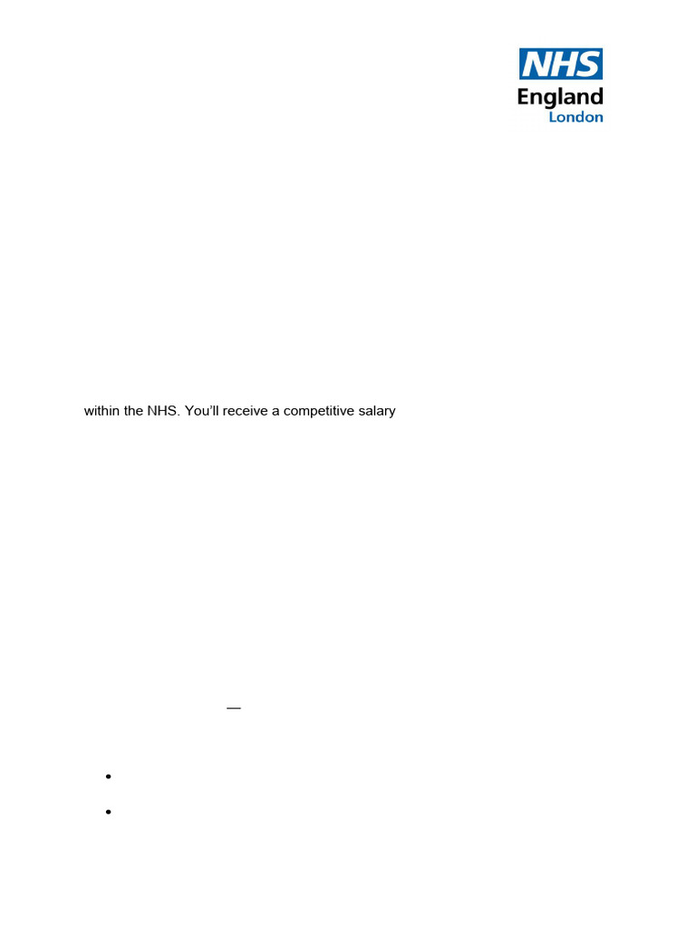 NHS London Industry Placement-Job Description 2025-26 - V.01 | PDF ...