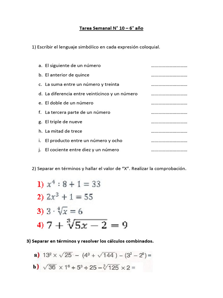 Tarea Semanal NÂ°10 | PDF
