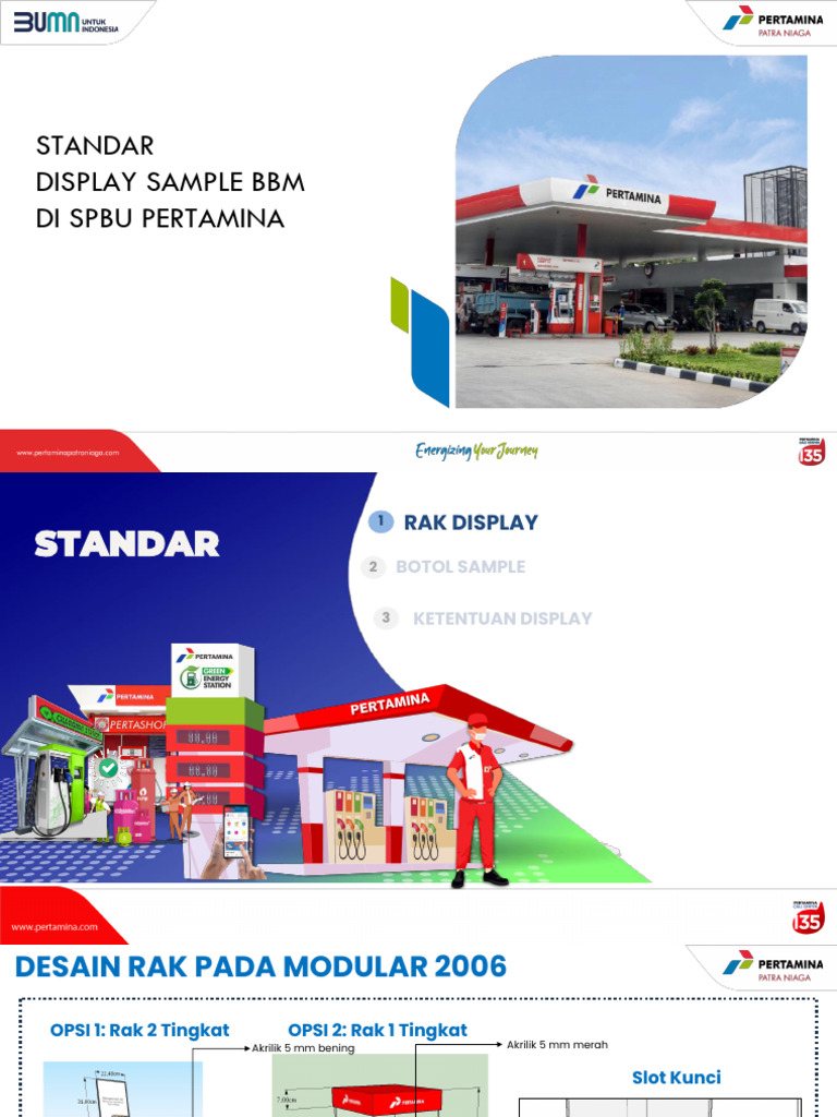 Standar Desain Rak Display Sample BBM Rev2 | PDF