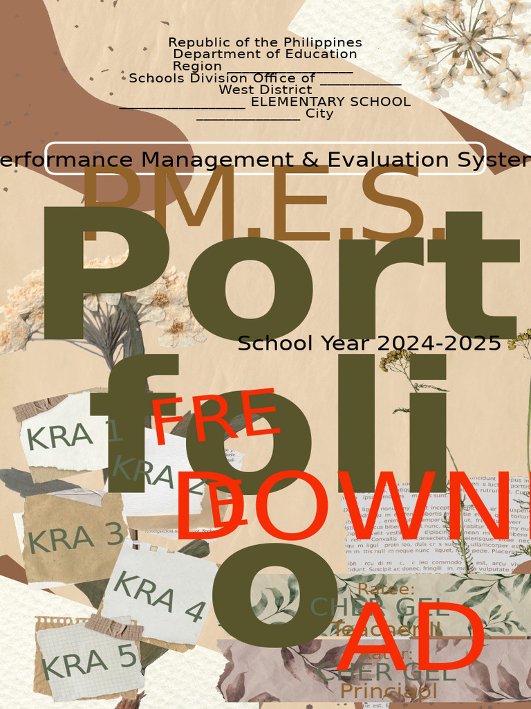 PMES 2024-2025 Template | PDF | Learning | Pedagogy
