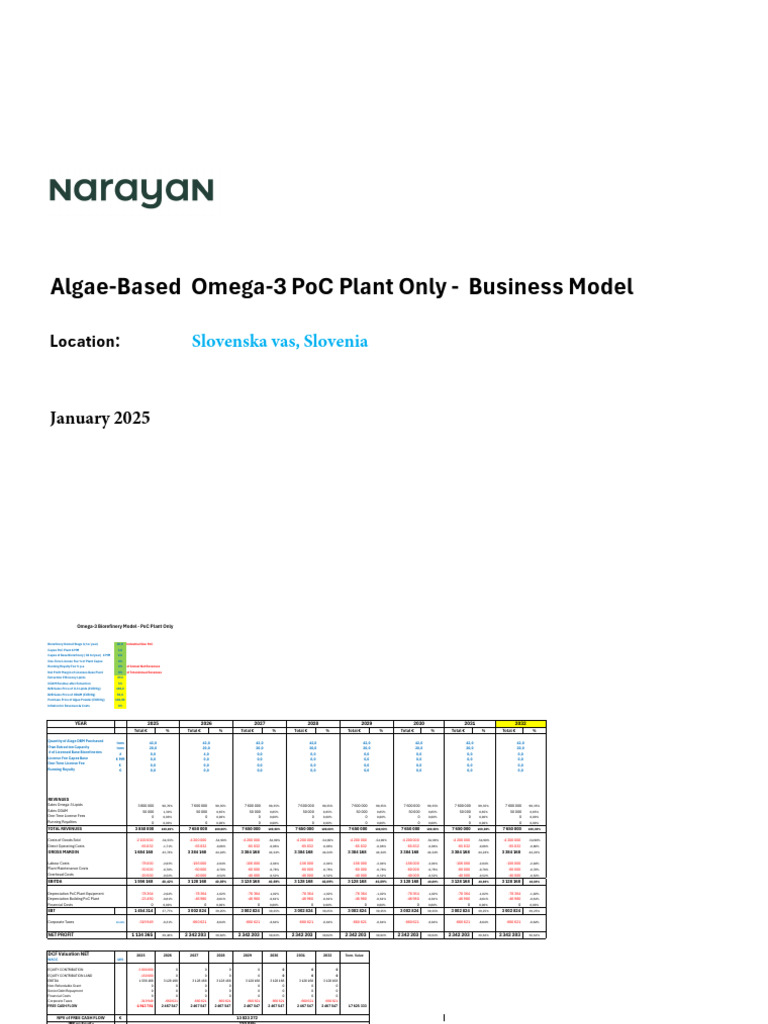 Omega-3 Extraction Plant - PoC Plant | PDF | Money | Investing