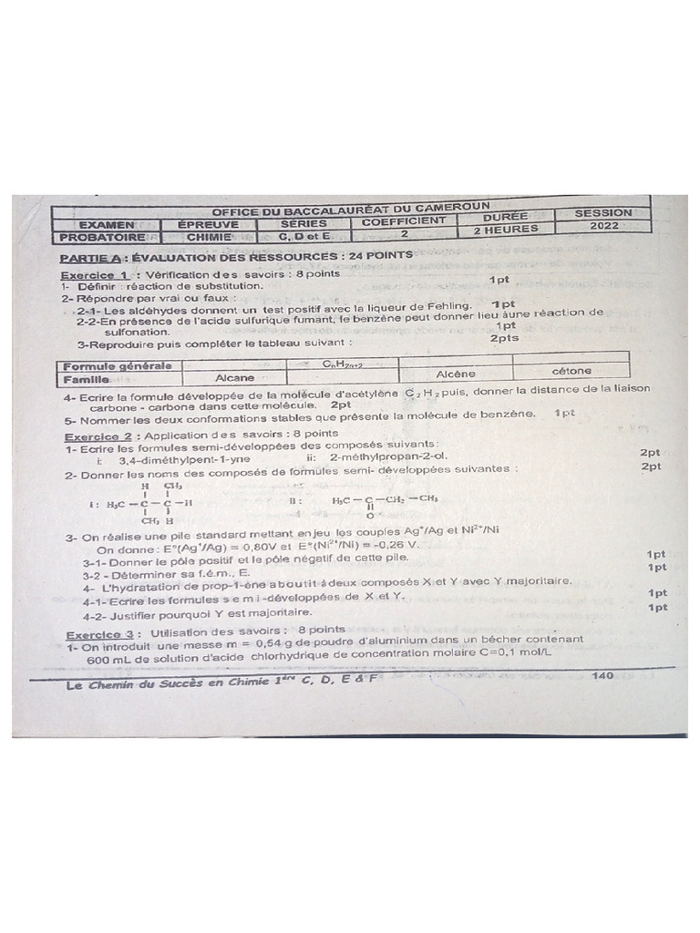 probatoire 2022 | PDF