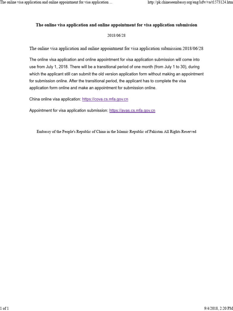The Online Visa Application and Online Appointment For Visa Application ...