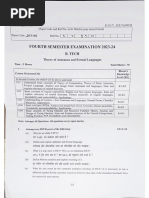 TAFL AKTU Question Papers | PDF