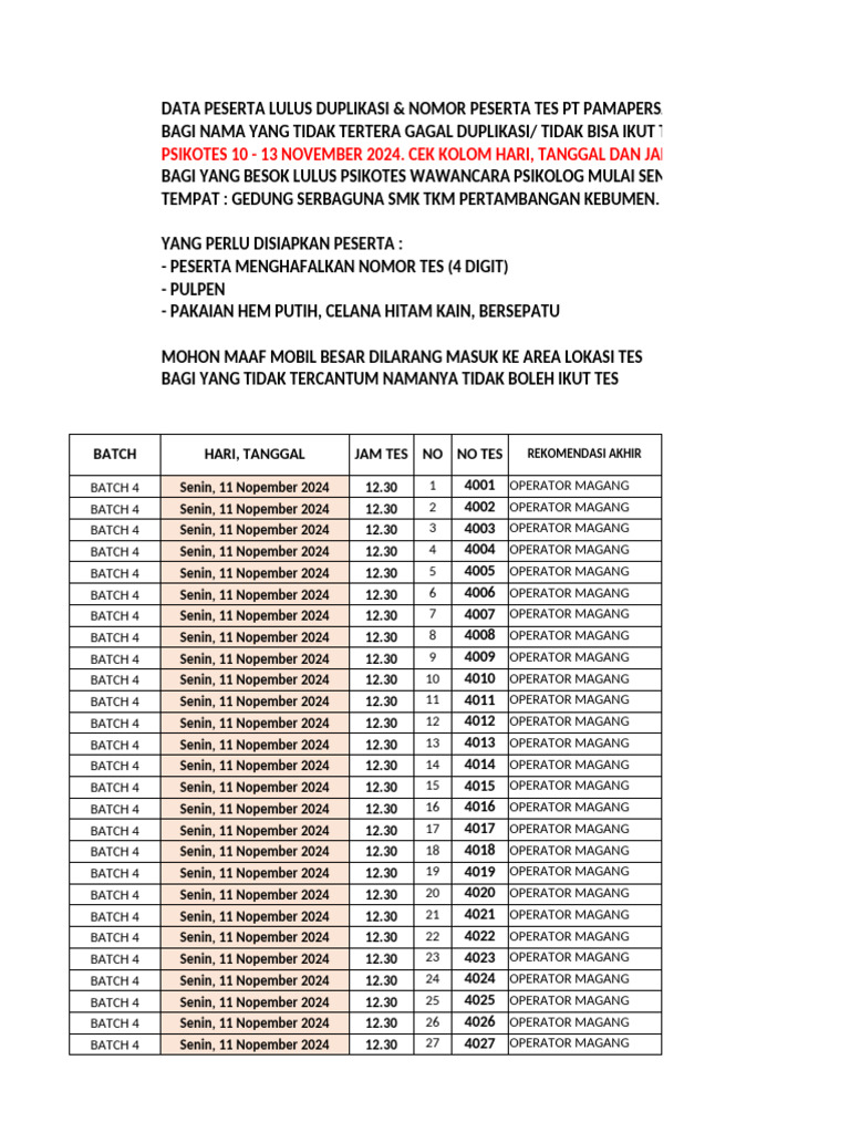 Pama - Batch 4 | PDF