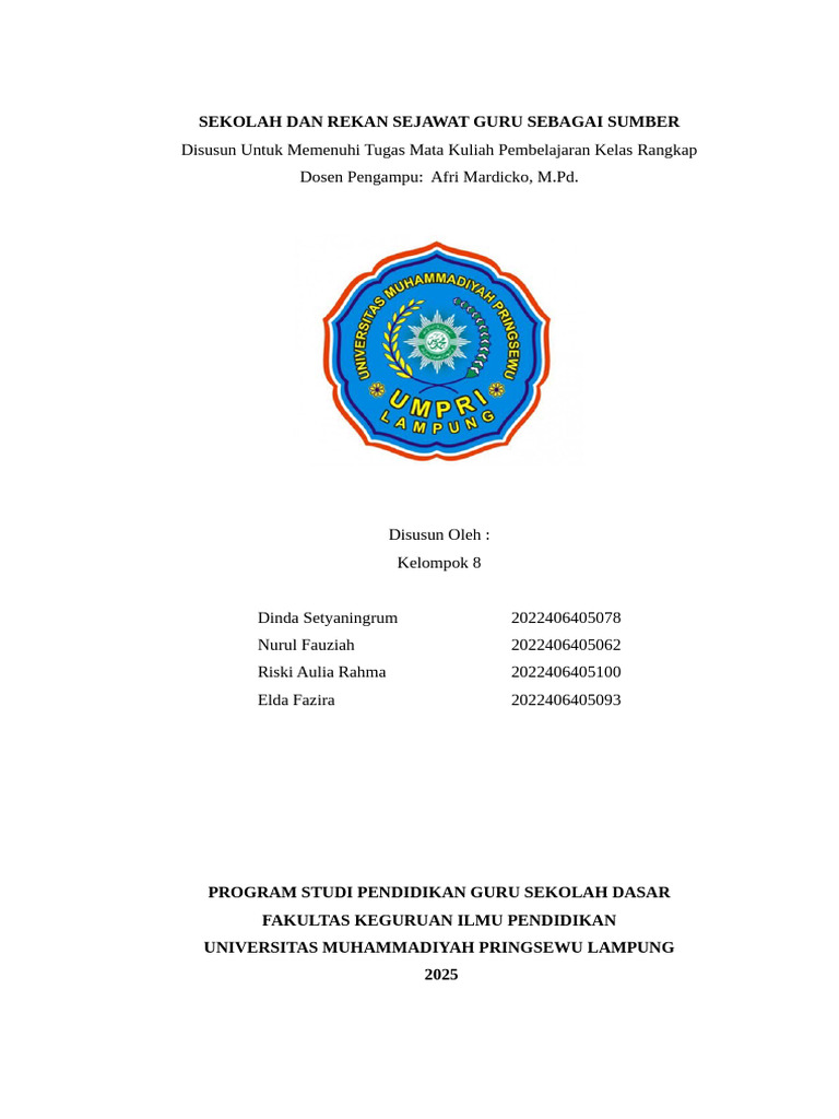 Dukungan Rekan Sejawat dalam Pembelajaran | PDF