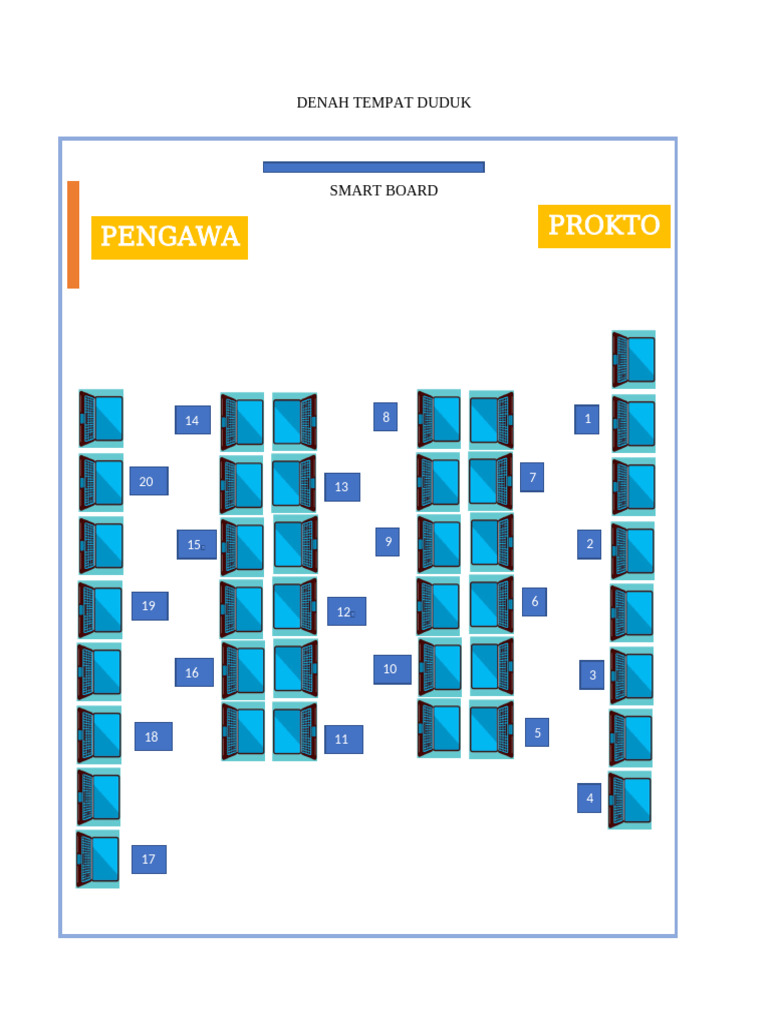 DENAH TEMPAT DUDUKversi 2 | PDF