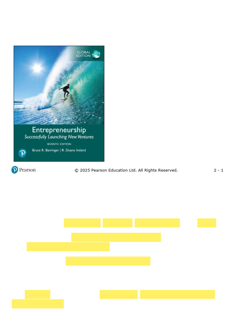 Barringer - Entre 7e - PPT - 02+ | PDF | Entrepreneurship | Brainstorming