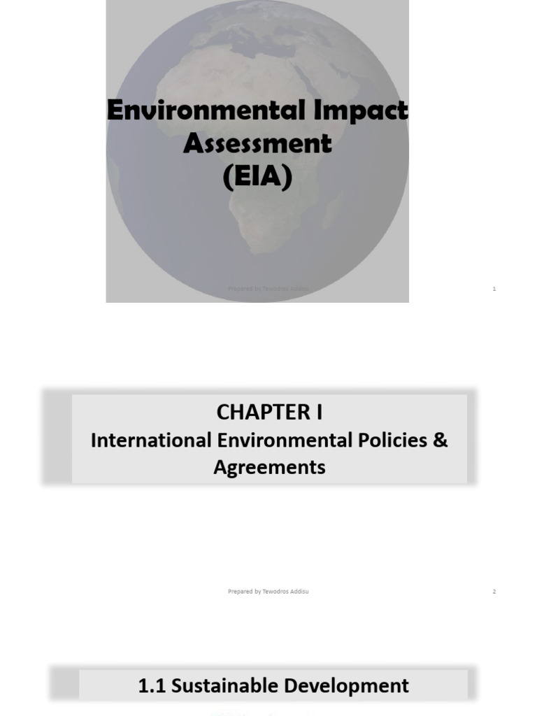 International Environmental Policies Overview | PDF | United Nations ...