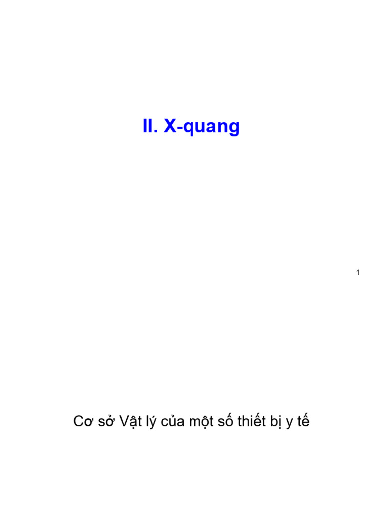 slide giáo tình X quang | PDF