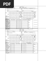 Printable Soccer Score Sheet Template | PDF