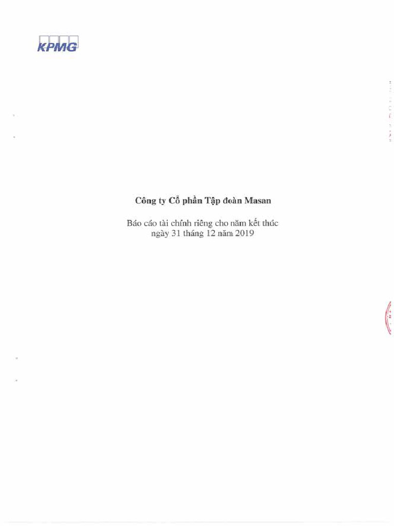 BCTC Masan Cùng Các Cty Con | PDF