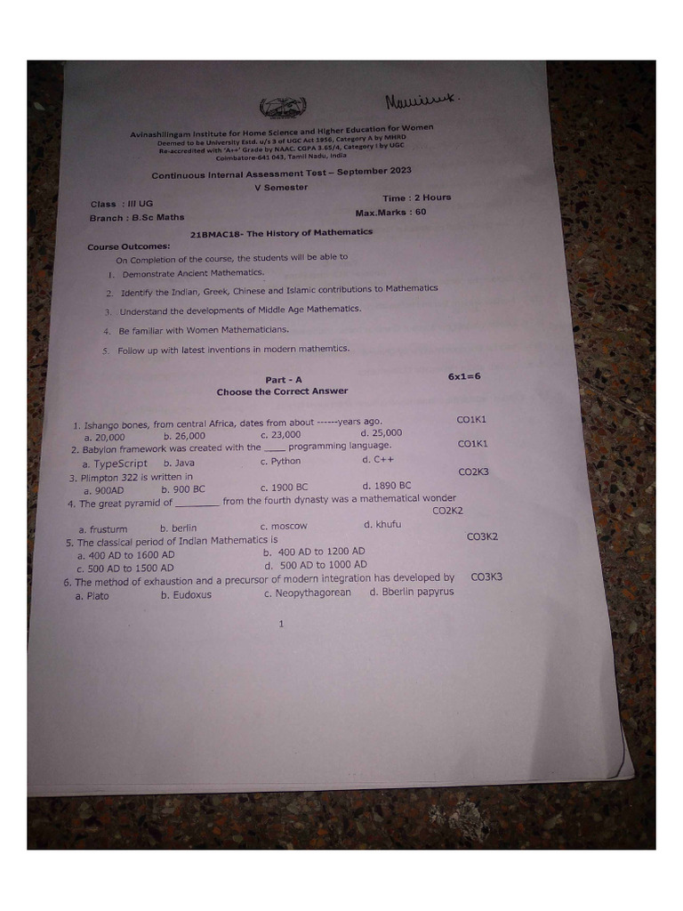 History of Mathematics | PDF