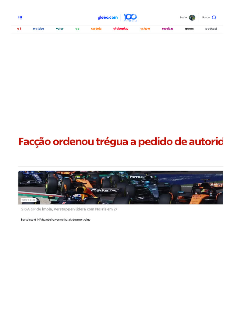 Notícias e Esportes da Globo | PDF