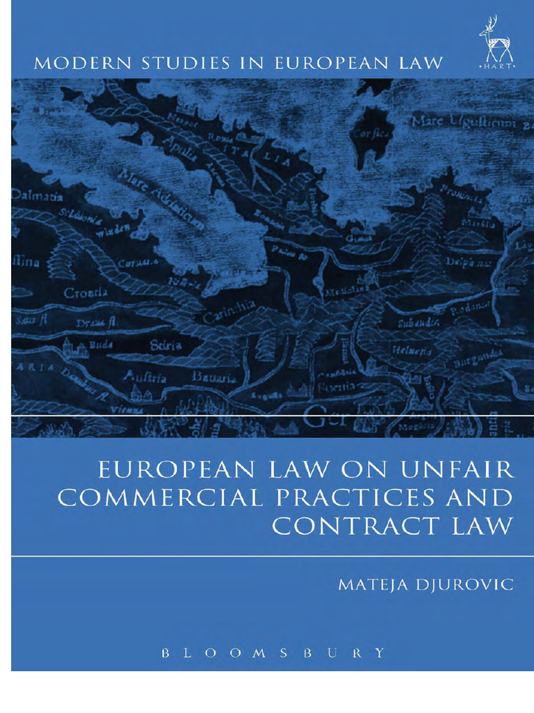 Mateja Durovic - European Law On Unfair Commercial Practices and ...