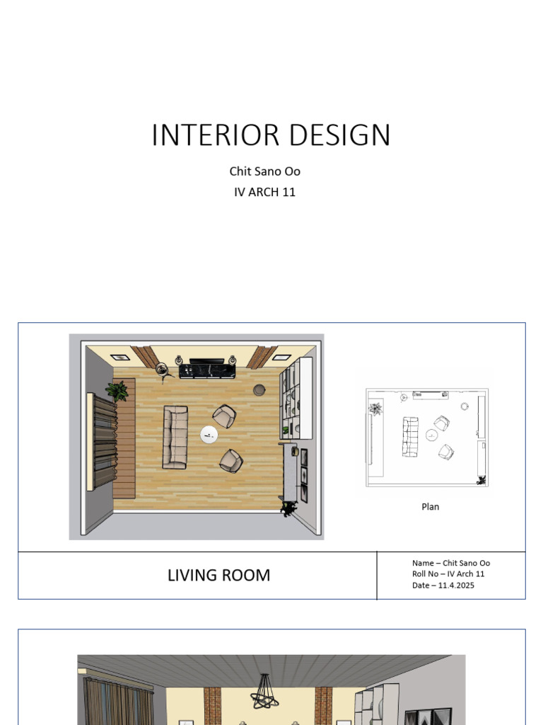 Interior Design Projects Overview | PDF