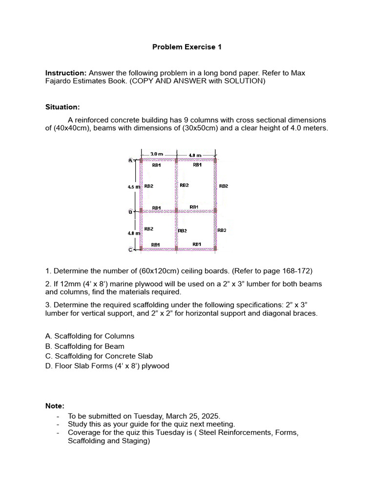 QS Problem Exercise 1 1 | PDF