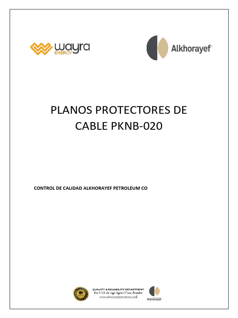 Planos Protectores de Cable | PDF