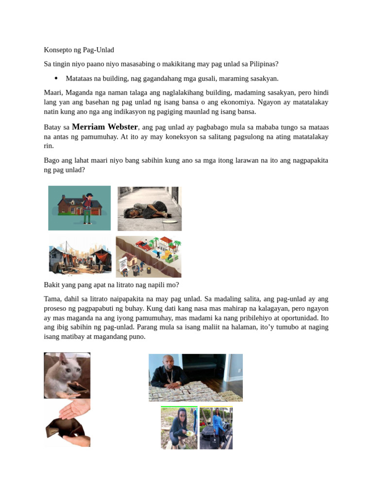 Pag Unlad | PDF
