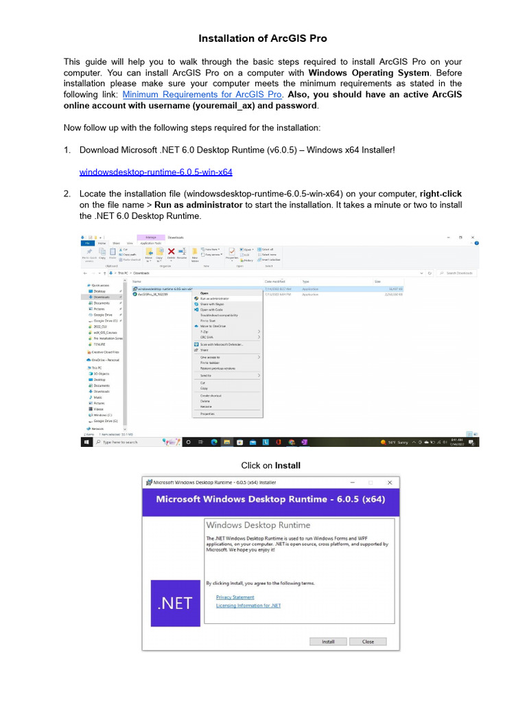 ArcGIS Pro Installation Guide | PDF | Arc Gis | Esri