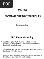ABO and RH (D) Blood Typing - Slide Method | PDF | Blood Type | Body Fluids