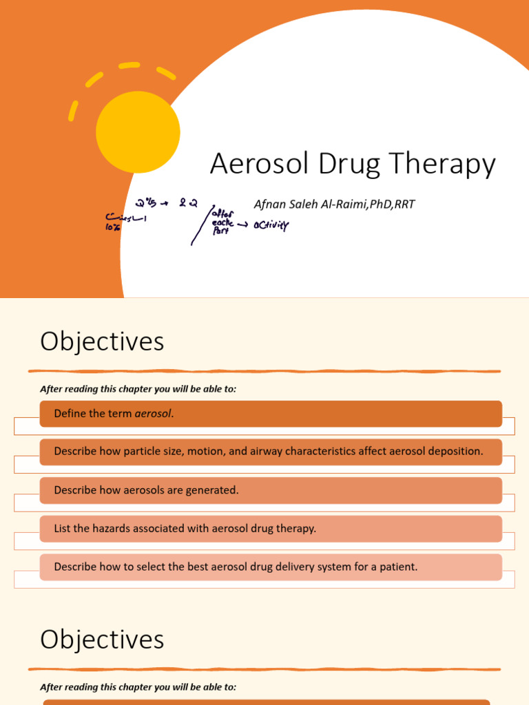 Understanding Aerosol Drug Therapy | PDF | Aerosol | Breathing