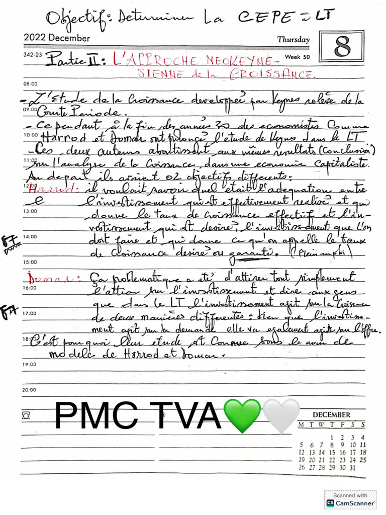 PMC Résumé Croissance | PDF