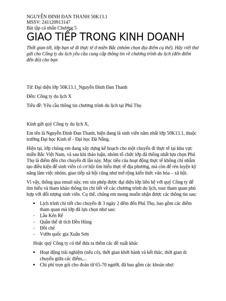 GTTKD-C5 - Email Trung Tính | PDF