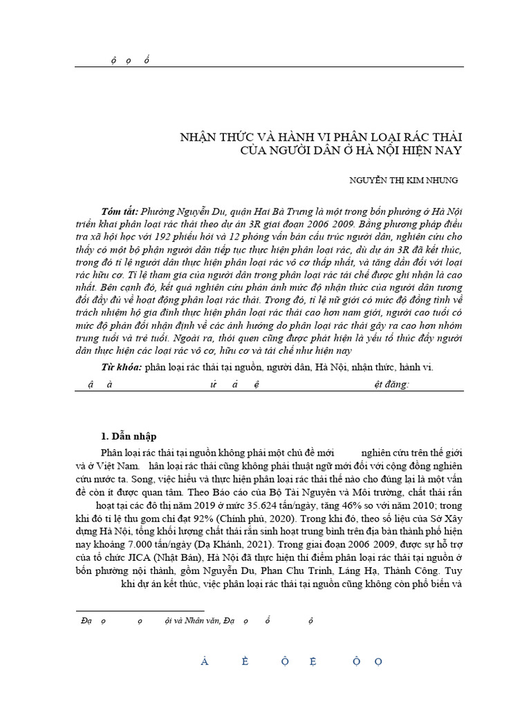 Tap Chi XHH So 3 - 2021 N T K Nhung | PDF