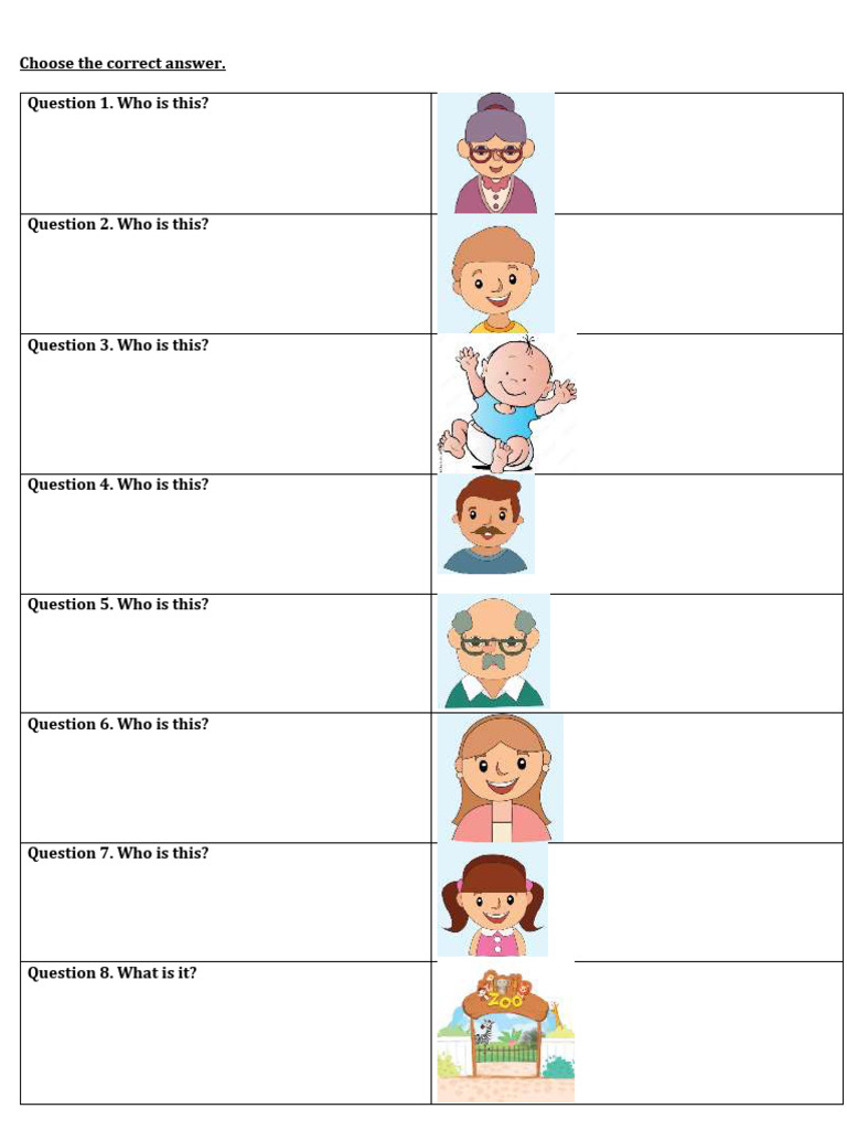Choose The Correct Answer | PDF