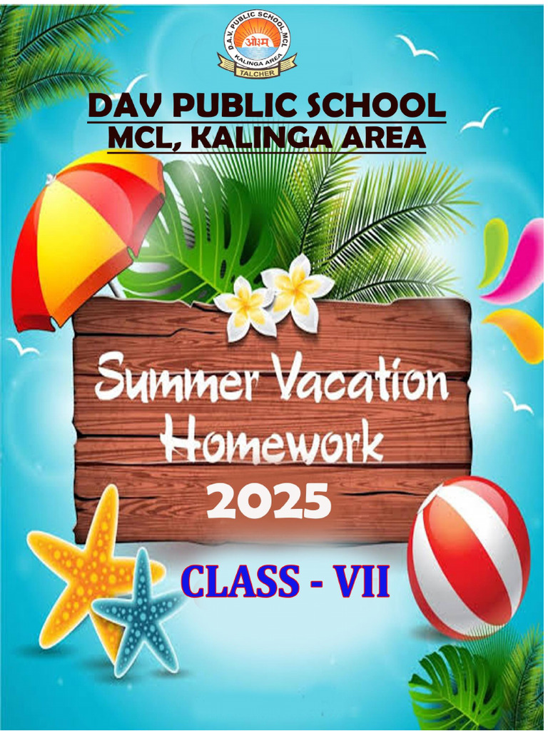Holiday Homework - Class 7 (2025 - 26) | PDF | Natural Environment | Earth