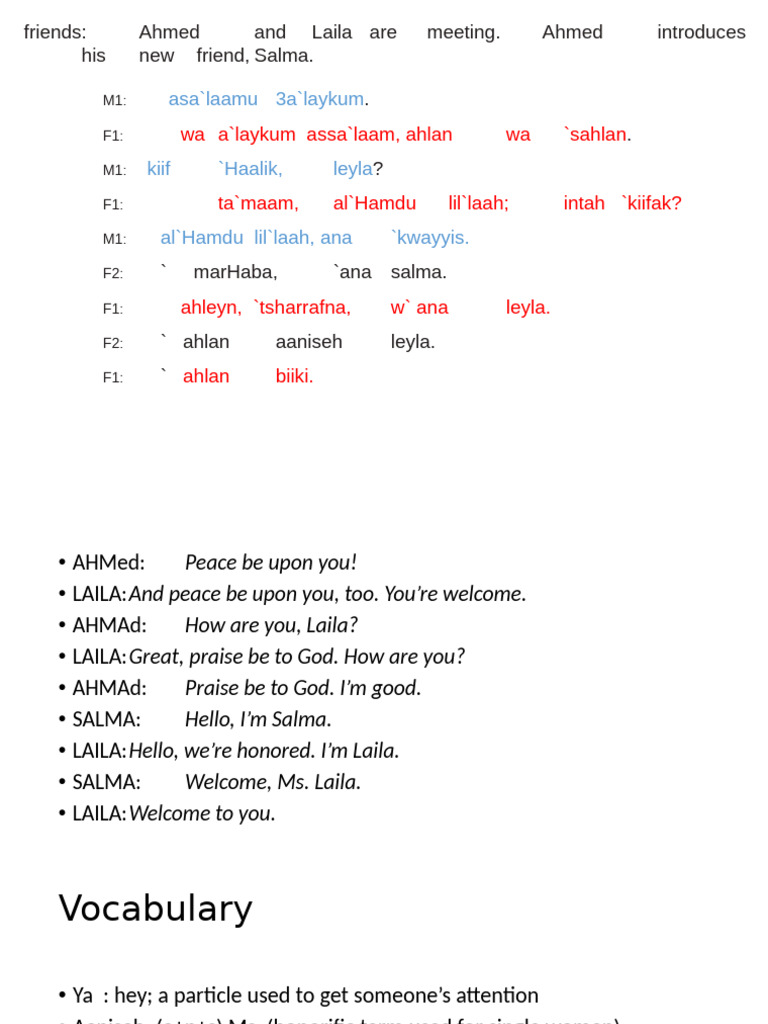 Basic Conversations | PDF | Grammatical Gender | Languages