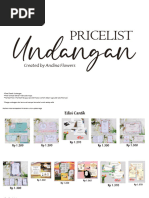 Ukuran Undangan Pernikahan Lengkap | PDF
