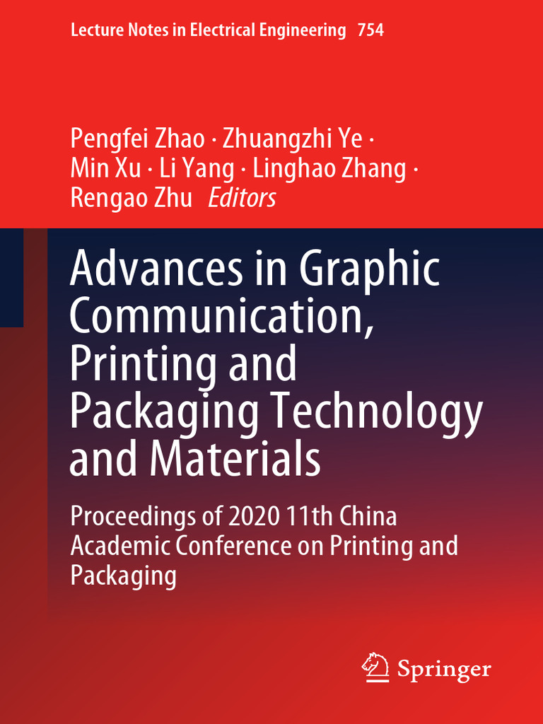 Advances in Graphic Communication Printing and Packaging Technol 2021 ...