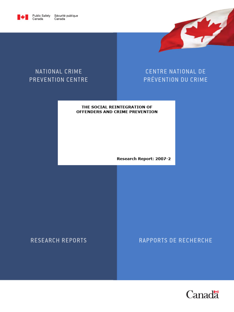 THE SOCIAL REINTEGRATION OF OFFENDERS AND CRIME PREVENTION | PDF ...